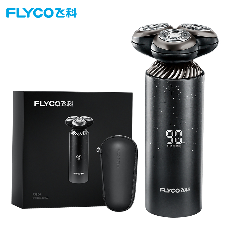 FLYCO FS968 มีดโกนหนวดไฟฟ้ามีดโกนหนวดเครามีดโกนหนวดแบบเปียกและแห้ง | Shopee Thailand