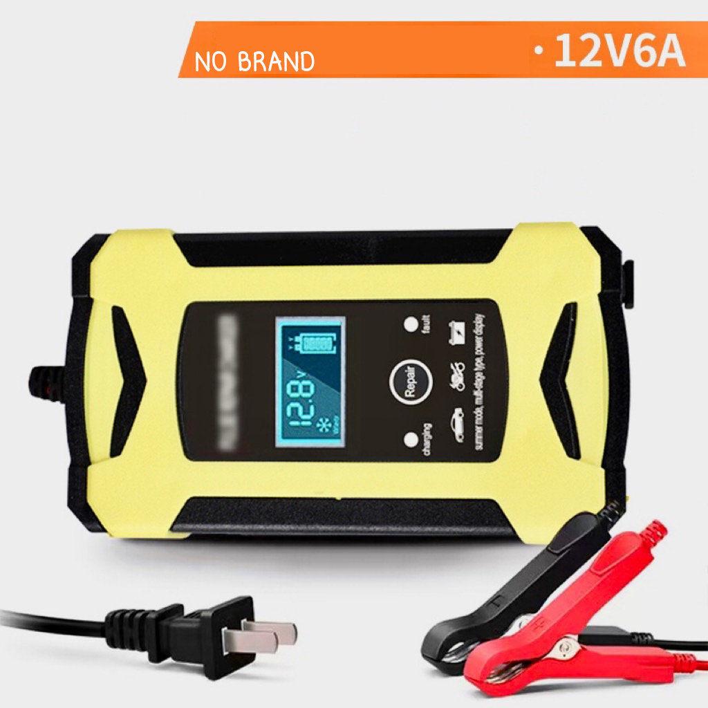 รุ่นใหม่ เครื่องชาร์จแบตเตอรี่อัจฉริยะ FOXSUR 1206D ชาร์จแบตเตอรี่ 12V ...