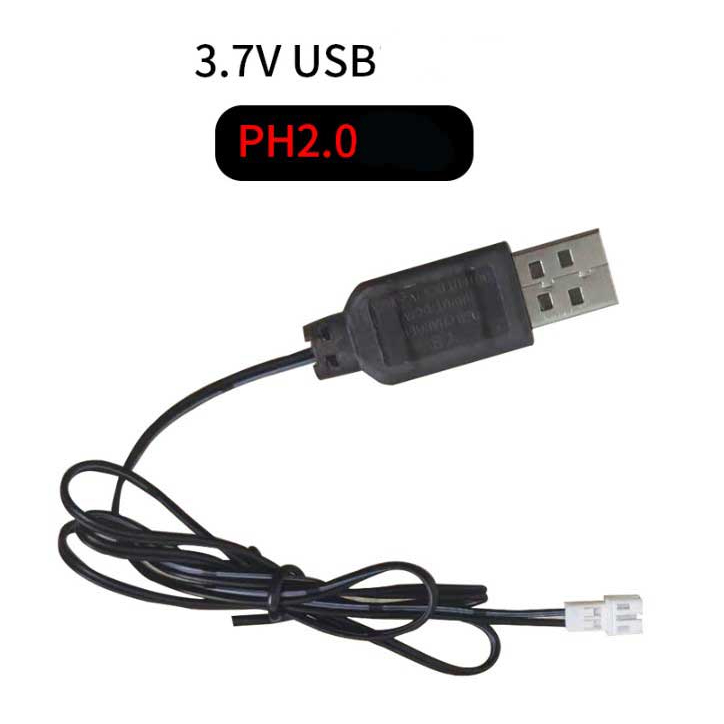 สายชาร์จ แบตเตอรี่ 3.7V 7.4V USB SM-2P SM-3P XH-3P 14500 18650 สำหรับ แบตของเล่น | Shopee Thailand
