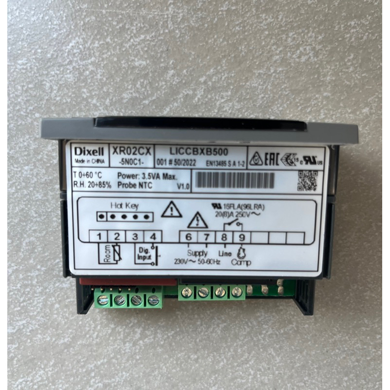 Dixell XR02CX, เทอร์โมดิจิตอลตู้แช่,เครื่องควบคุมอุณหภูมิตู้แช่ ...