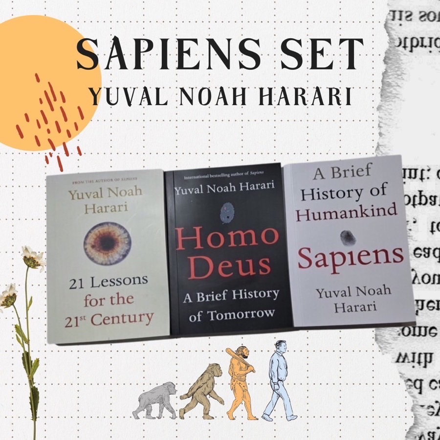 หนังสือ Sapiens Set by Yuval Noah Harari (ชุด 3 เล่ม) เซเปียนส์ หนังสือ ...