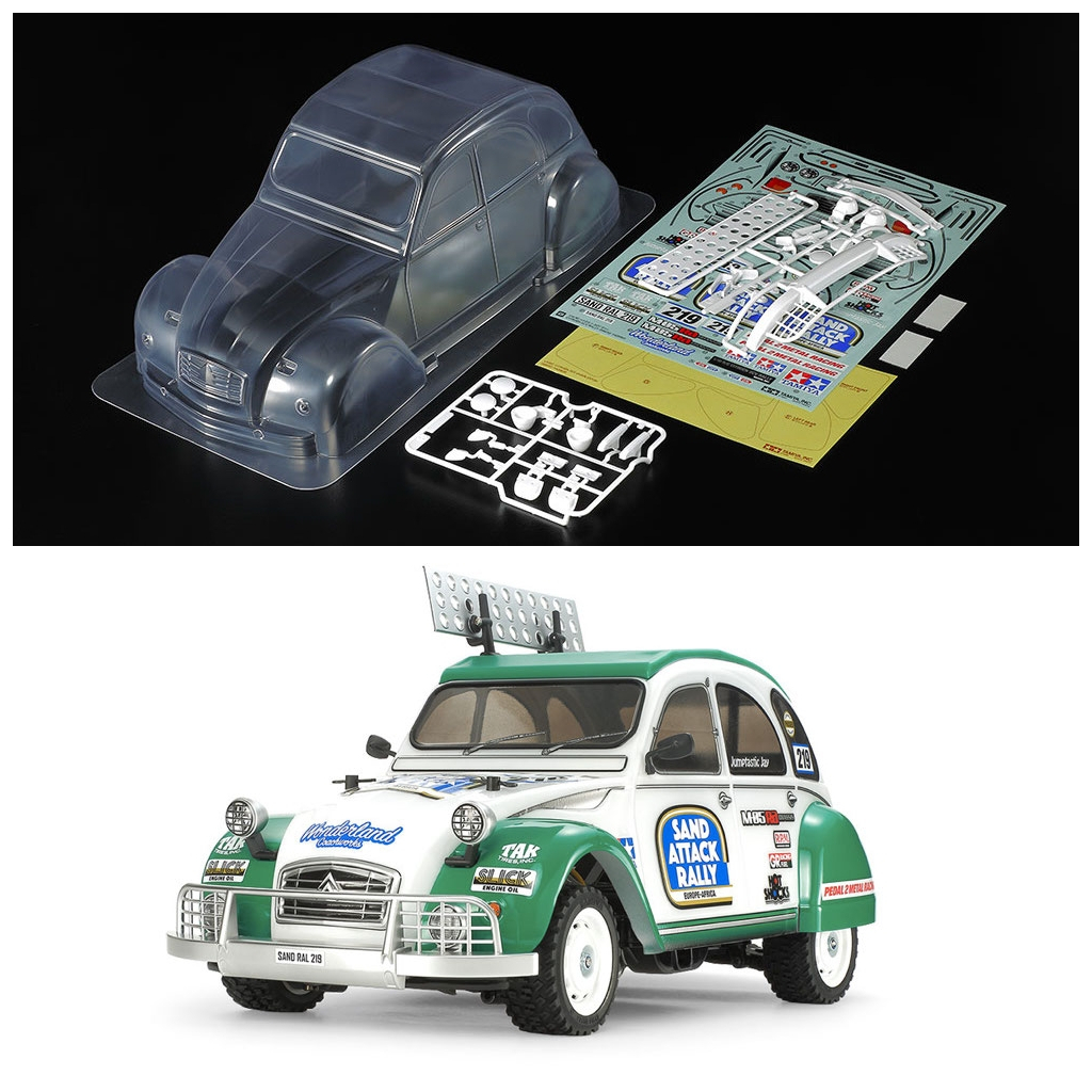 TAMIYA 51617 บอดี้ CITROEN 2CV RALLY สำหรับรถตระกูล M-chassis ที่มี ...
