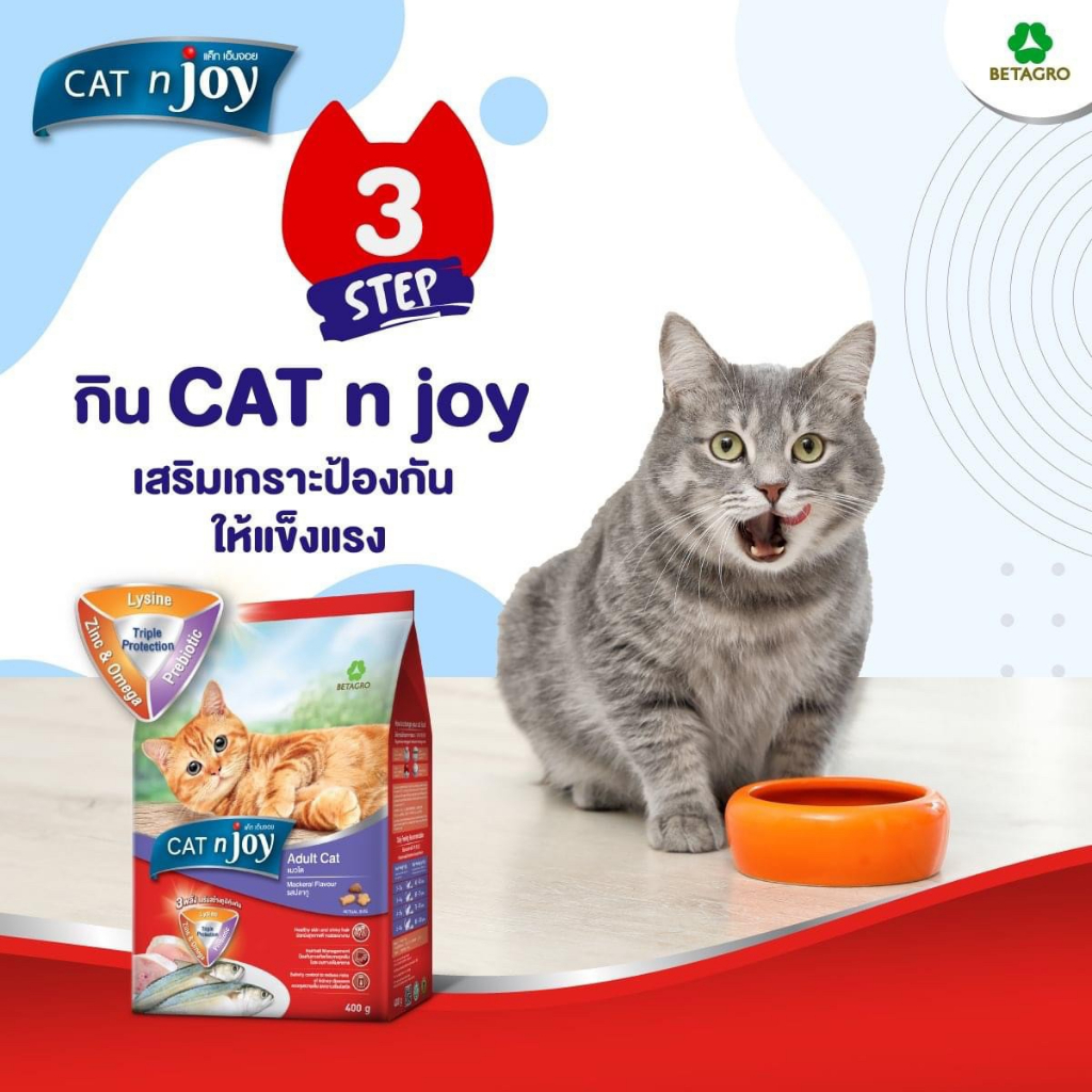พร้อมส่ง ใหม่ Cat n Joy อาหารแมว แค็ทเอ็นจอย ขนาด 7 kg ทุกสูตร BNNPETSHOP | Shopee Thailand