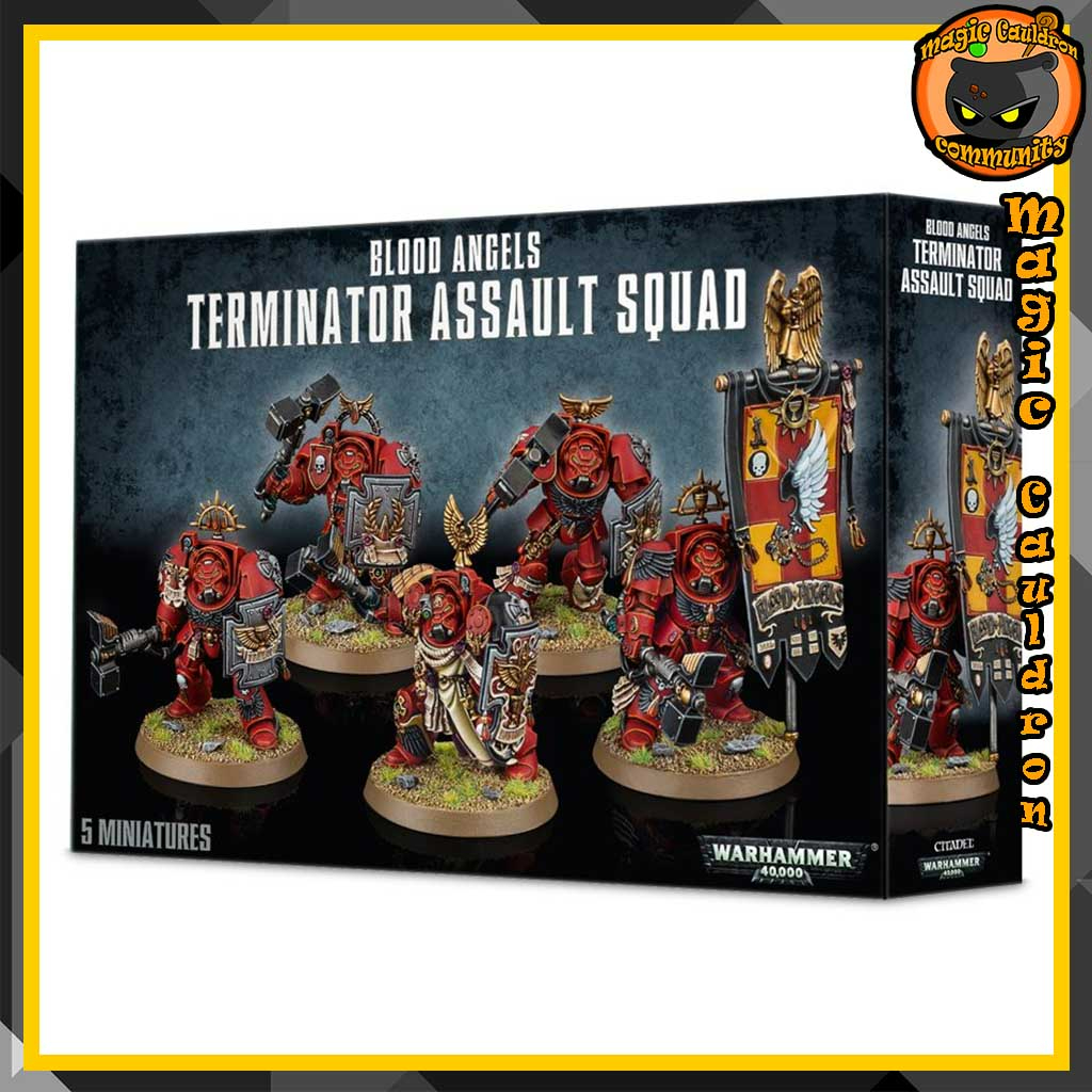 Blood Angels Terminator Assault Squad Warhammer 40000 (กล่อง Webdirect ...