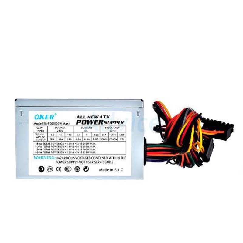 OKER EB-500 Power Supply Mini 500 W ของแท้100% | Shopee Thailand