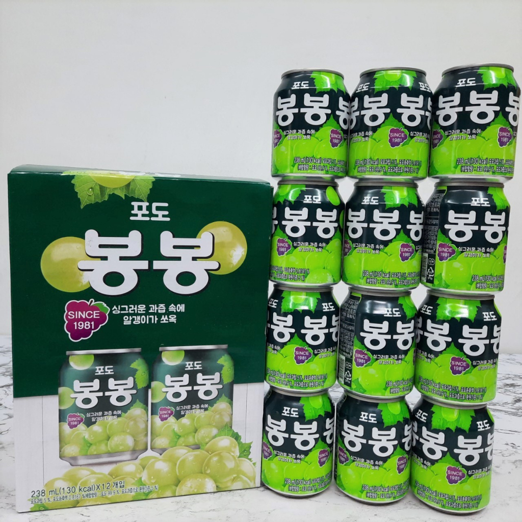 น้ำแพร์เกาหลี 1 แพ็ค x 12 กระป๋อง 238ml Crushed PEAR JUICE น้ำลูกแพ 갈아만든 배 SINCE 1996 | Shopee ...