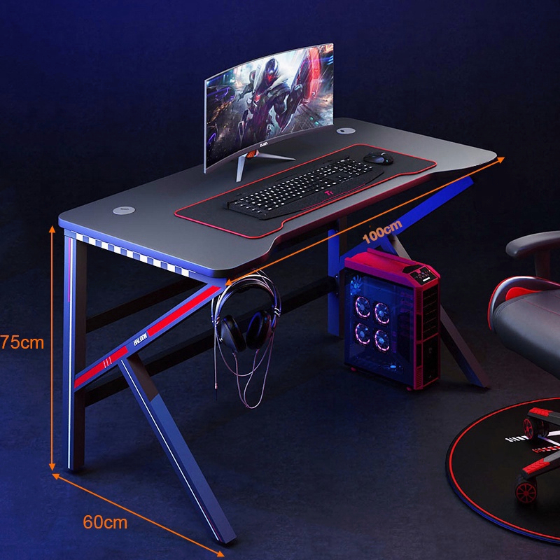 YYMโต๊ะเล่นเกมส์ gamingTable140cm โต๊ะคอมพิวเตอร์เกมมิ่ง ะคอมพิวเตอร์ ...