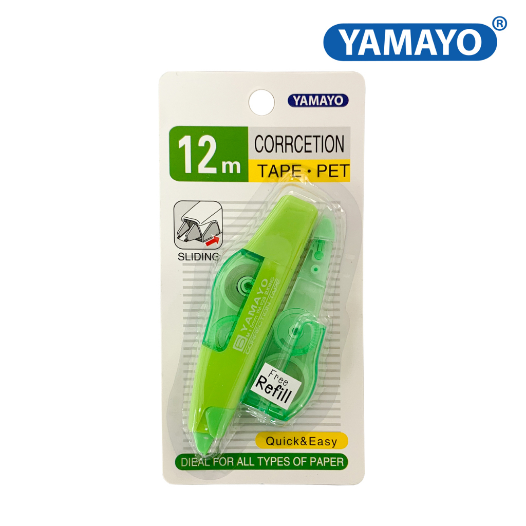 YAMAYO เทปลบคำผิด แถมฟรี รีฟิล รุ่น YM-928C1 ขนาด 5 มม. x 16 ม. ...