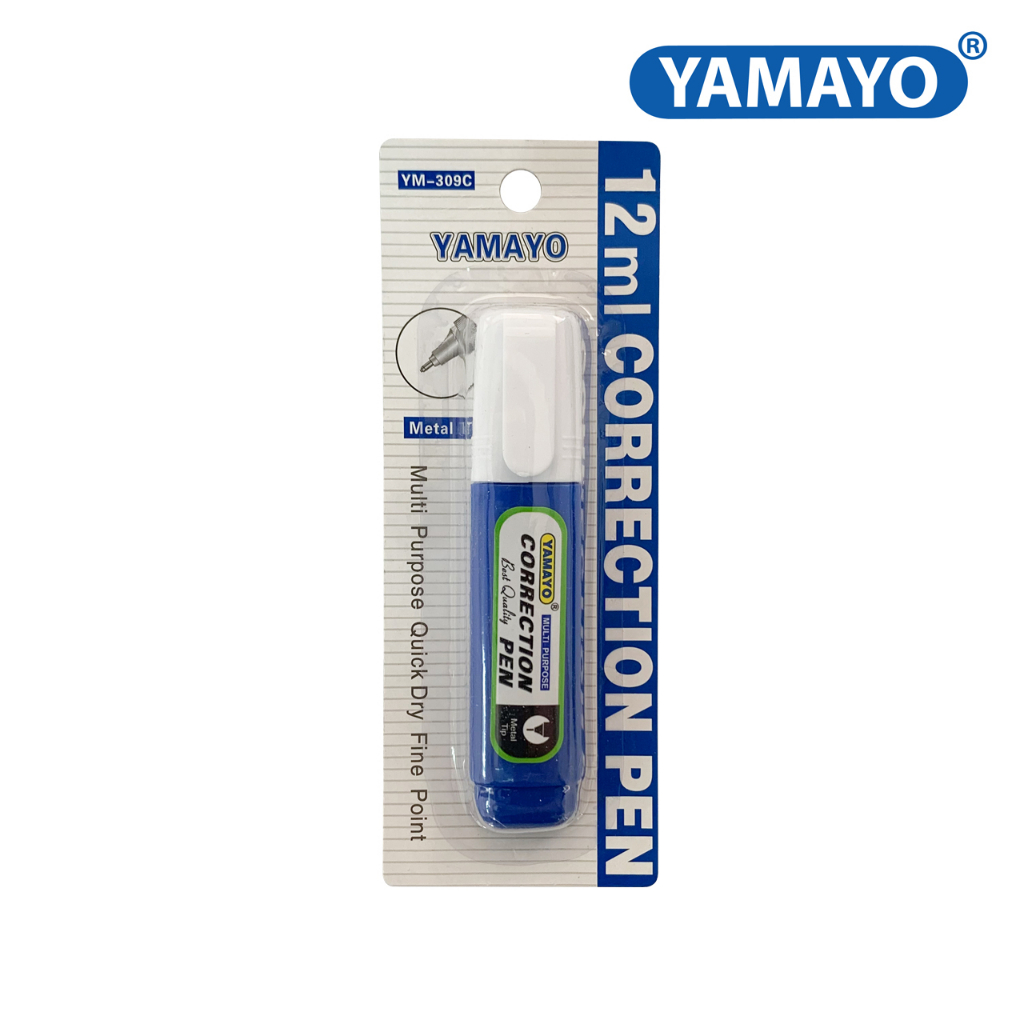 YAMAYO ปากกาลบคำผิด น้ำยาลบคำผิด รุ่น YM-309 ขนาด 12 มล. | Shopee Thailand