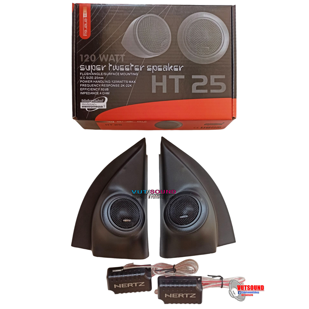 ชุดหูช้าง พร้อมทวีตเตอร์ HT25 แบบสำเร็จรูป TOYOTA VIOS ปี2007-2012 | Shopee Thailand