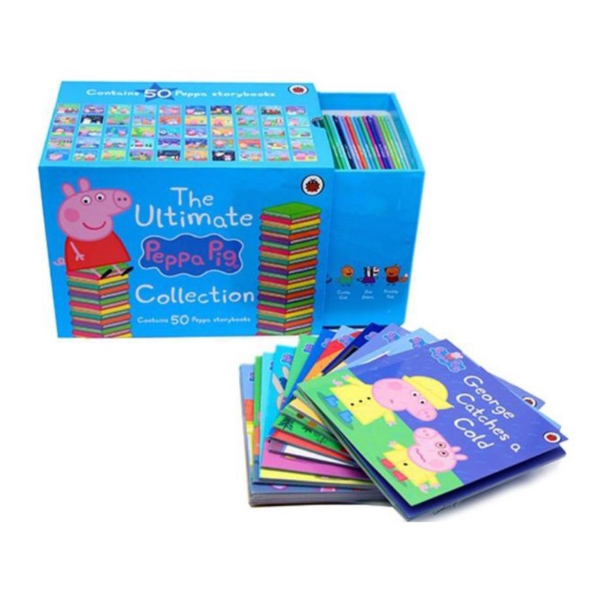 พร้อมส่ง Peppa Pig Box Set 50 เล่ม พร้อมกล่อง The Ultimate Peppa Pig ...