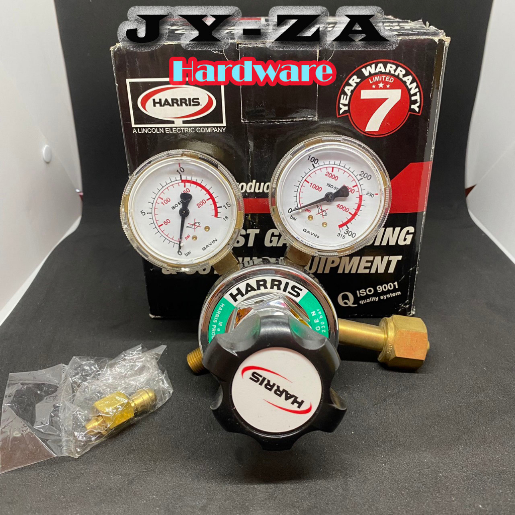 เกจ์ปรับแรงดันแก๊สออกซิเจน O2 ยี่ห้อฮาร์ริส HARRIS REGULATOR รุ่น 25GX ...