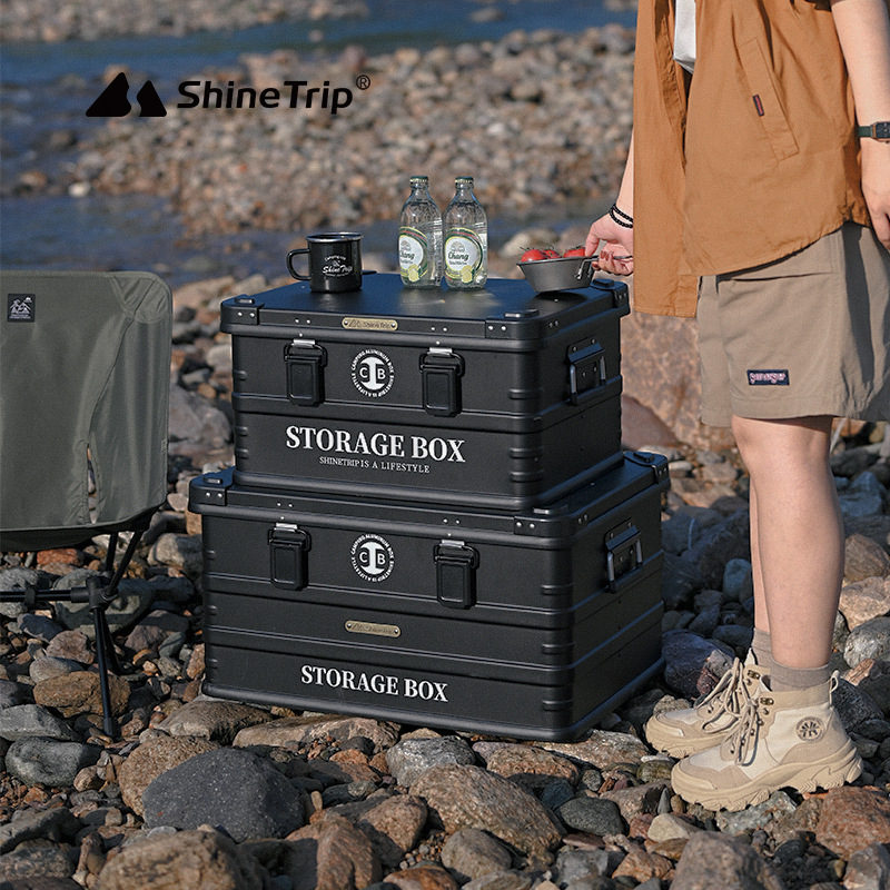 ShineTrip กล่องอลูมิเนียม Aluminium Storage Box | Shopee Thailand