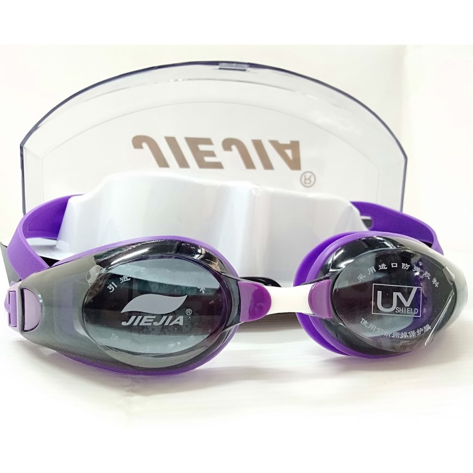 ๋JIE JIA สายตาสั้นแว่นตาว่ายน้ำซิลิโคนป้องกันหมอกป้องกันรังสียูวีUV | Shopee Thailand