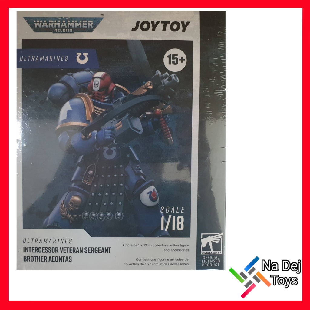 JoyToy Warhammer 40K Intercessor Veteran Sergeant Brother Aeontas 1/18 ...
