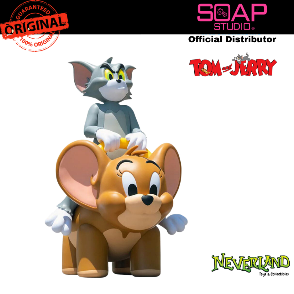 Soap Studio Tom and Jerry Piggyback Ride Figure | Shopee Thailand
