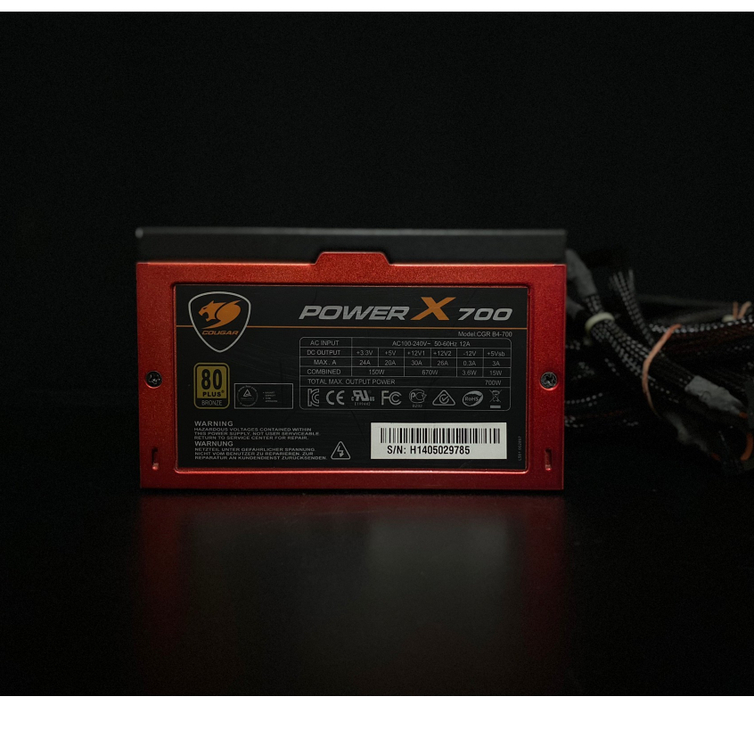 POWER PSU COUGAR CGR POWER-X B4-700 700W +80 PLUS BRONZE พาวเวอร์ ...