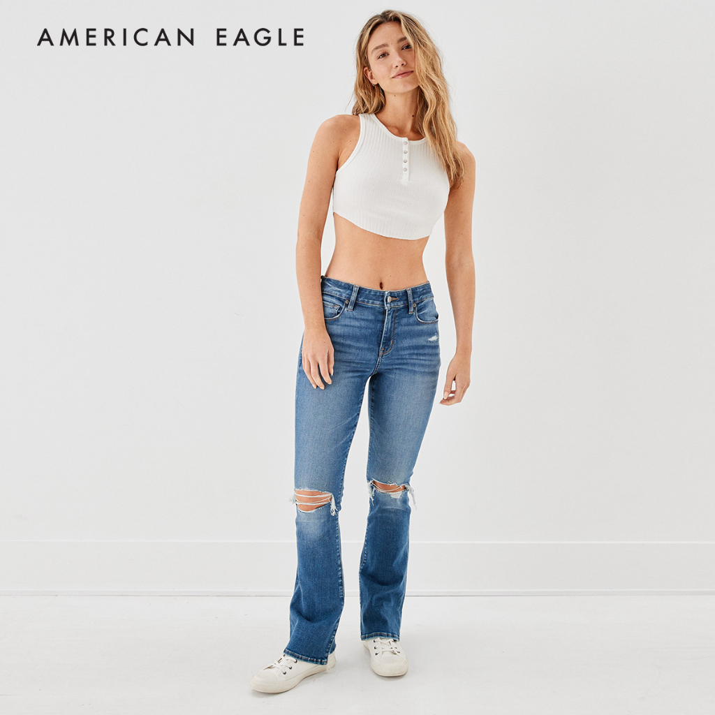 American Eagle High-Rise Skinny Kick Jean กางเกง ยีนส์ ผู้หญิง สกินนี่ ...