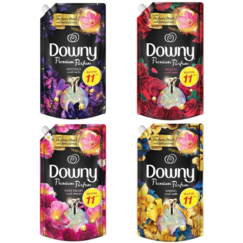 (4 กลิ่น) Downy Premium Parfume Fabric Softener ดาวน์นี่ ผลิตภัณฑ์ปรับ ...