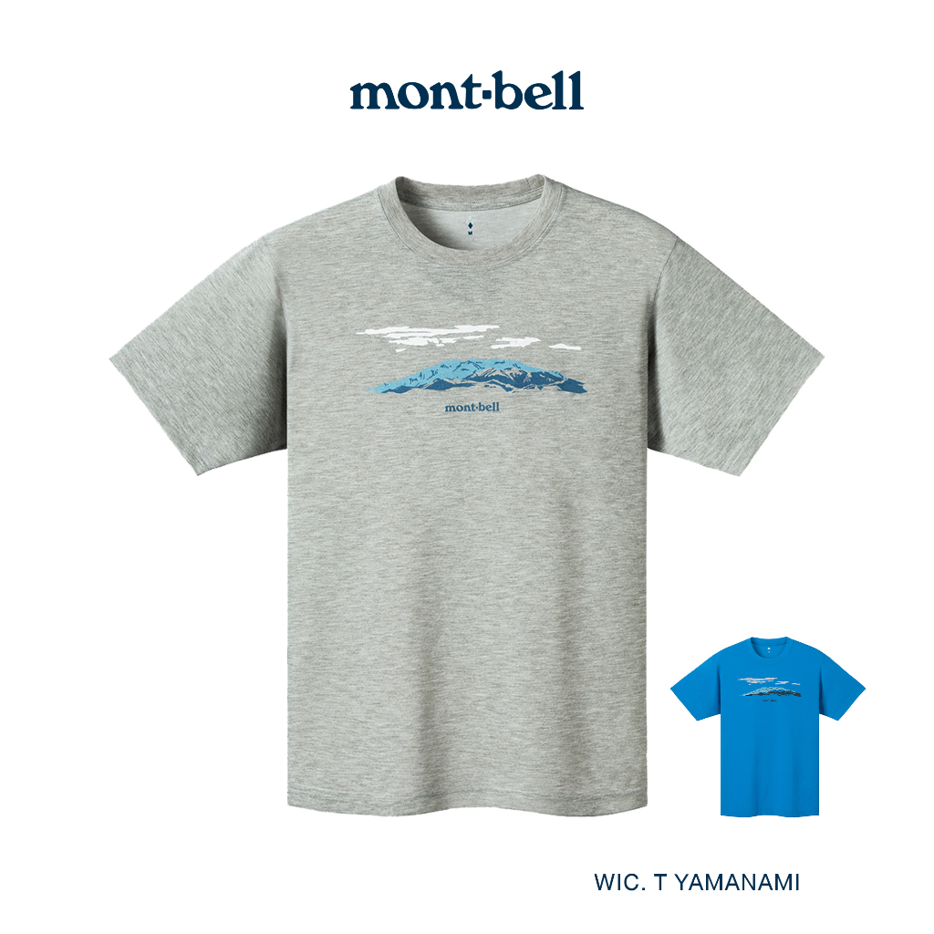 Montbell เสื้อยืด ใส่สบาย ระบายอากาศได้ดี กันแดด แห้งเร็ว รุ่น 1114411 Wickron T Yamanami ...