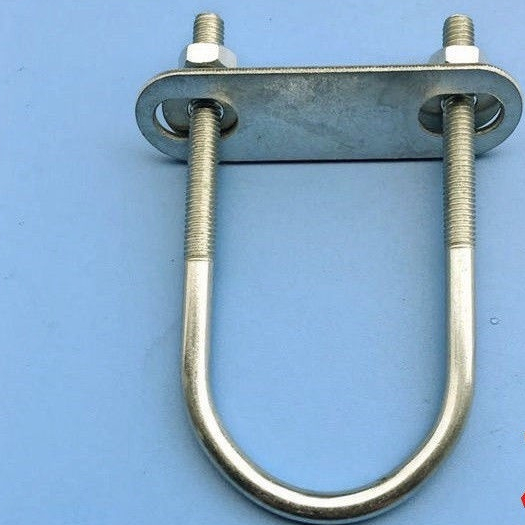 №M8 ยาว U-bolt U-screw U-buckle สังกะสี u-card ขี่ม้า clamp hoop น้ำท่อ ...