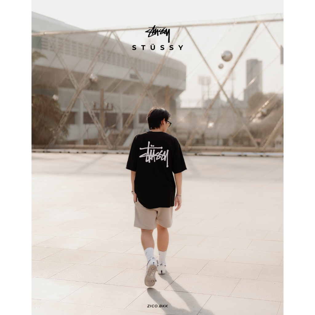พร้อมส่งสีขาว!! [ZICO.BKK] Sty Basic Logo Tee Black/White | Shopee Thailand