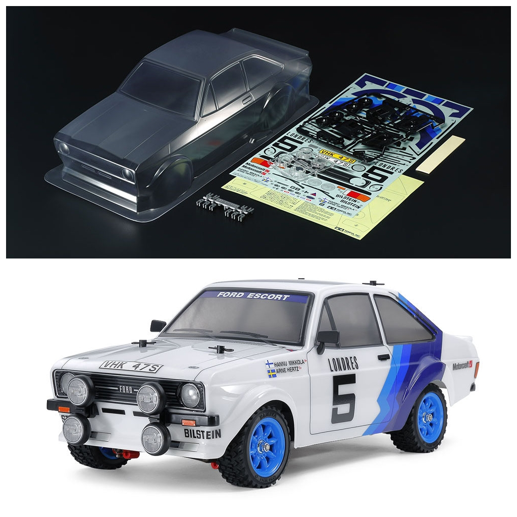 TAMIYA 51658 บอดี้ FORD ESCORT Mk.II RALLY สำหรับรถตระกูล M-chassis ที่ ...