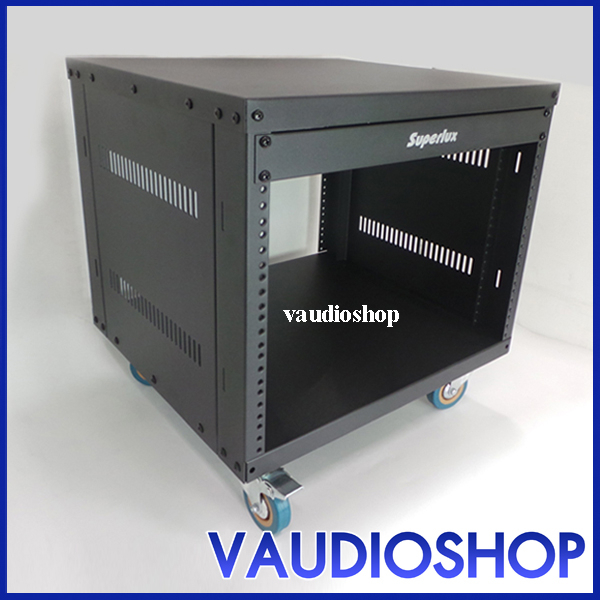 แร็คอลูมิเนียมมีล้อ RACK 8U Superlux RS-908 ชั้นวางเครื่องเสียงมีล้อ แร ...
