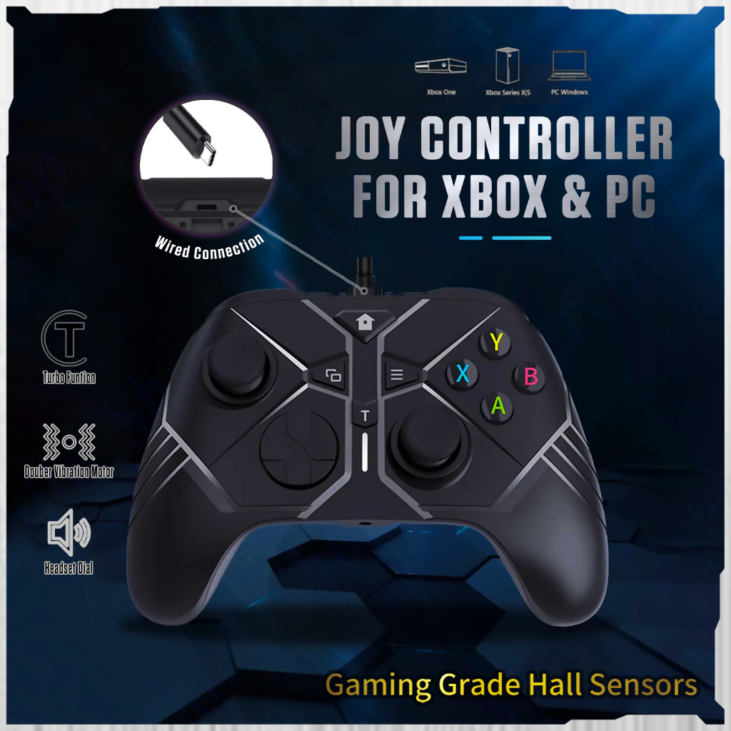 🎮จอยเกม PC & XBOX / รุ่น T-X101 Gaming Grade #ส่งจากไทย #รับประกันสินค้า | Shopee Thailand