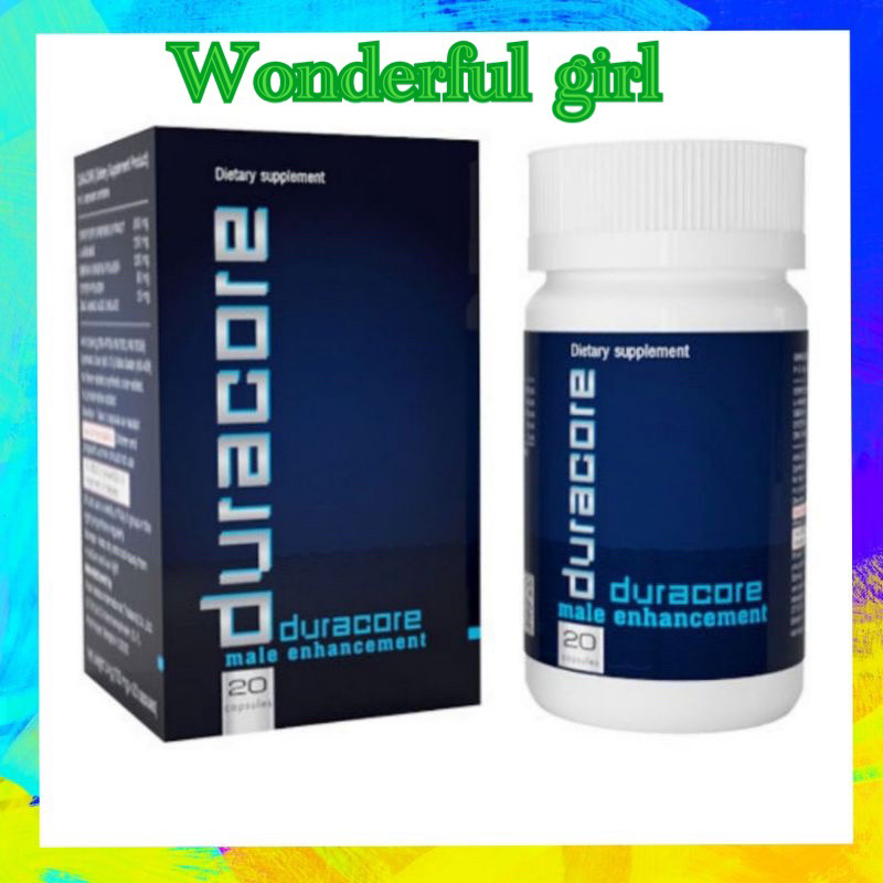ส่งฟรี Duracore ผลิตภัณฑ์เสริมอาหารสำหรับผู้ชาย 1 กระปุก 20 แคปซูล ...