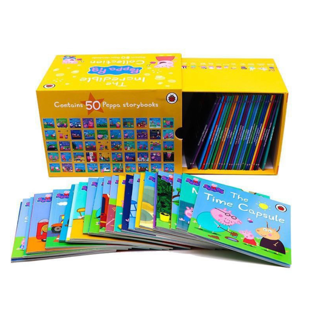 พร้อมส่ง Peppa Pig Box Set 50 เล่ม พร้อมกล่อง The Ultimate Peppa Pig ...