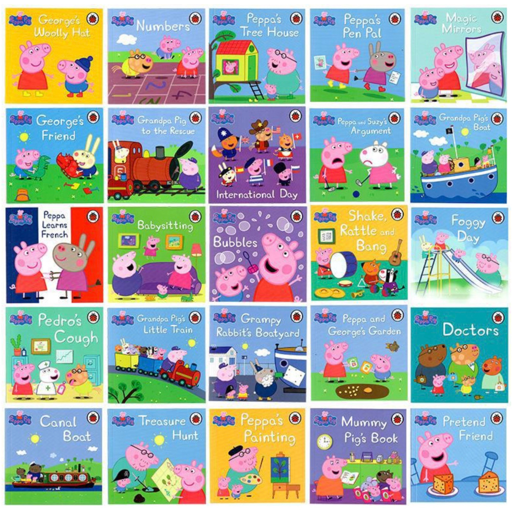พร้อมส่ง Peppa Pig Box Set 50 เล่ม พร้อมกล่อง The Ultimate Peppa Pig ...