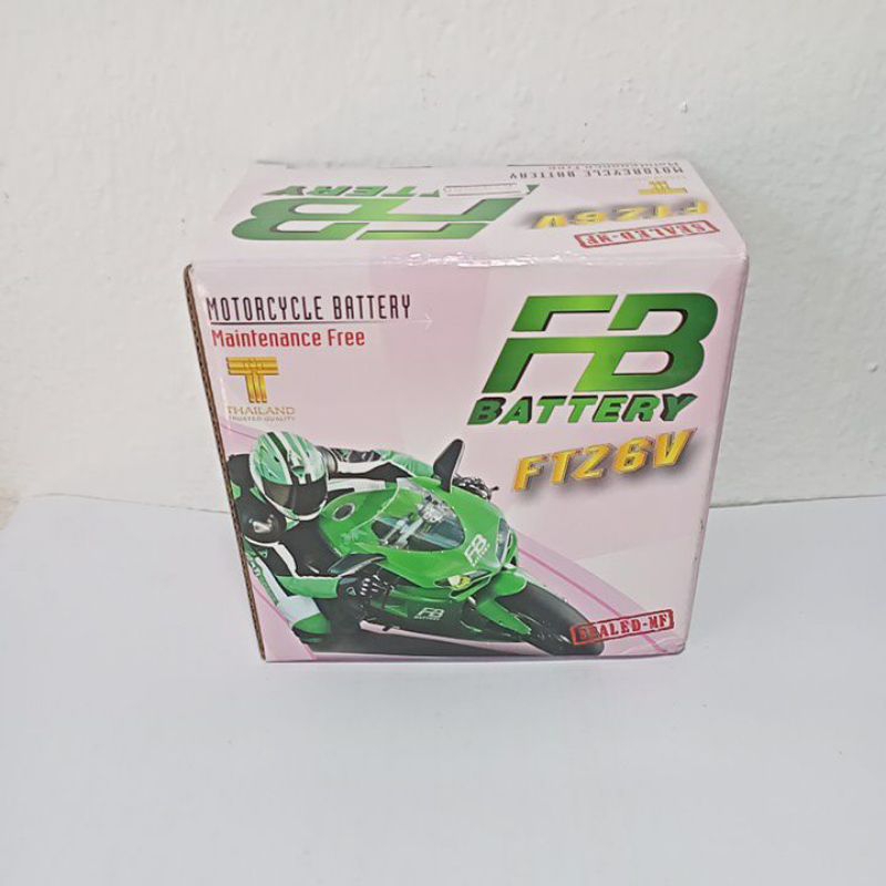 FB BATTERY FTZ6V Maintenance-free motorcycle battery | Shopee Thailand