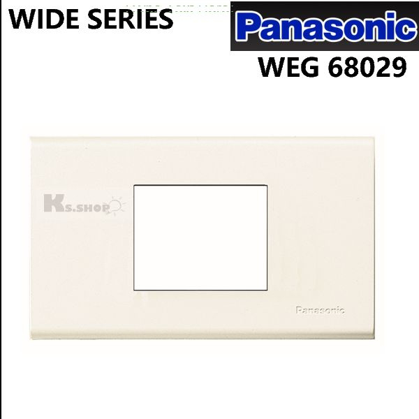 PANASONIC รุ่น WIDE SERIES ฝาพลาสติก 1ช่อง-3ช่อง WEG 6801,6802,68029,6803WK ,WEG 6891 | Shopee ...