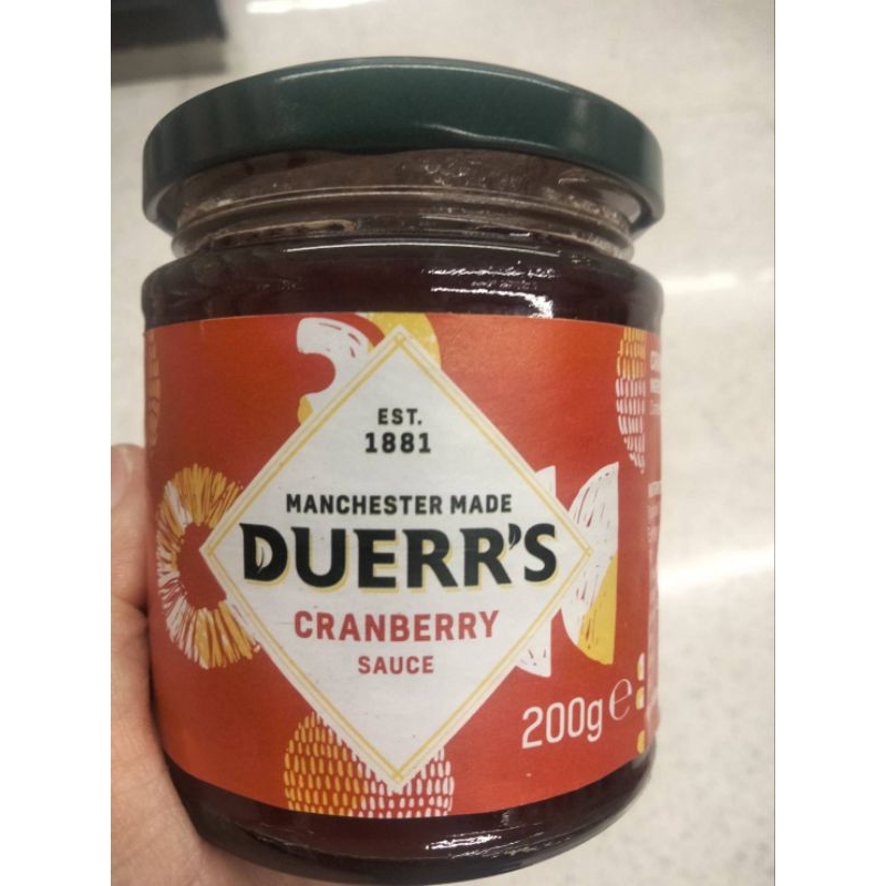 Duerr's Cranberry Sauce แครนเบอร์รี่ ซอส 200กรัม ราคาพิเศษ | Shopee ...