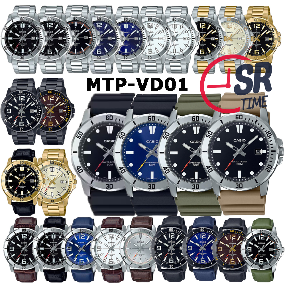 Casio รุ่น MTP-VD01 MTP-VD01B MTP-VD01D MTP-VD01SG MTP-VD01G MTP-VD01L ...