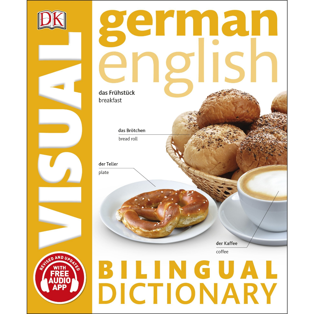 German-English Bilingual Visual Dictionary with Free Audio App | Shopee ...