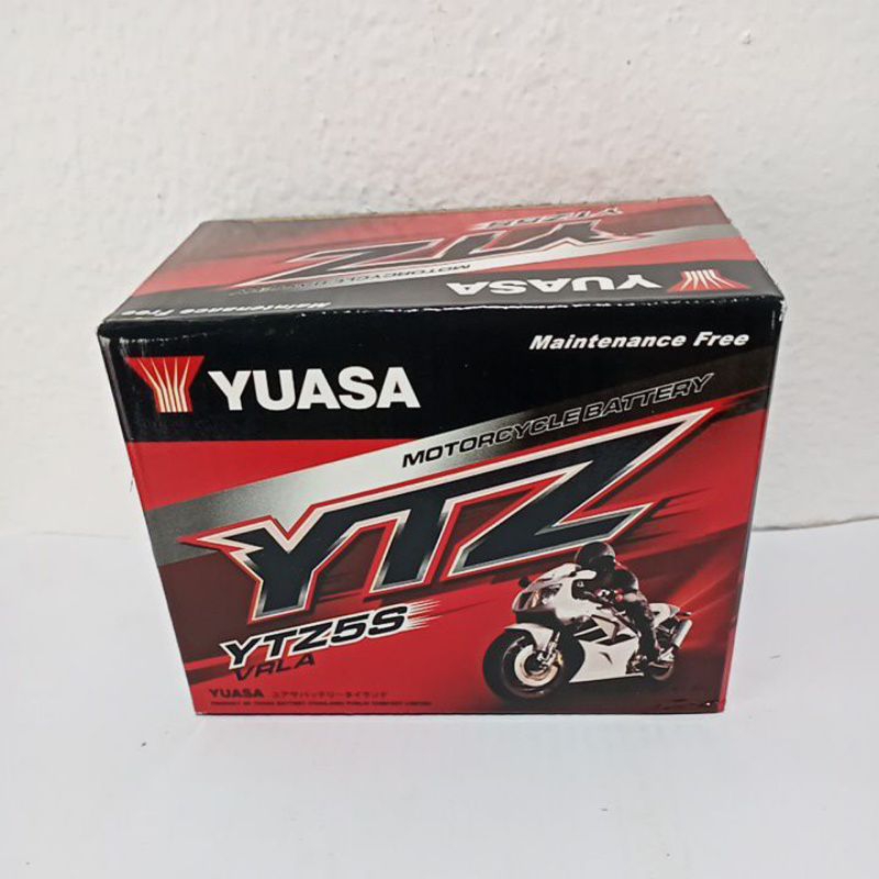 YUASA YTZ5S Maintenance Free MOTORCYCLE BATTERY | Shopee Thailand