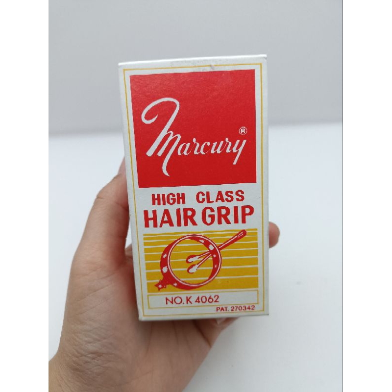 Marcury high class hair grip No.K4062 กิ๊บตุ่มดำ อย่างดี (แบบกล่อง ...