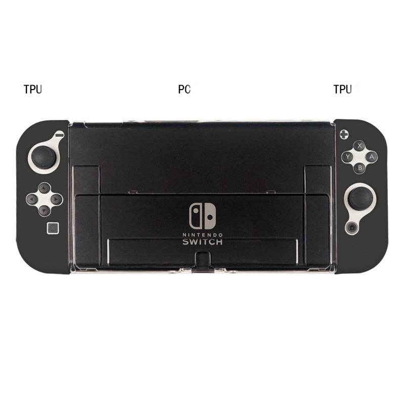 Nintendo switchOLED ใหม่ แบบยางนิ่ม tpu+เคสกลางแบบใส pc สำหรับ Nintendo switch oled | Shopee ...