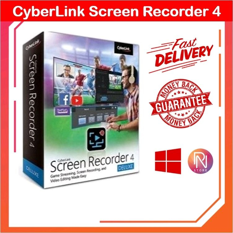 CyberLink Screen Recorder Deluxe 4 | Lifetime For Windows | Full ...
