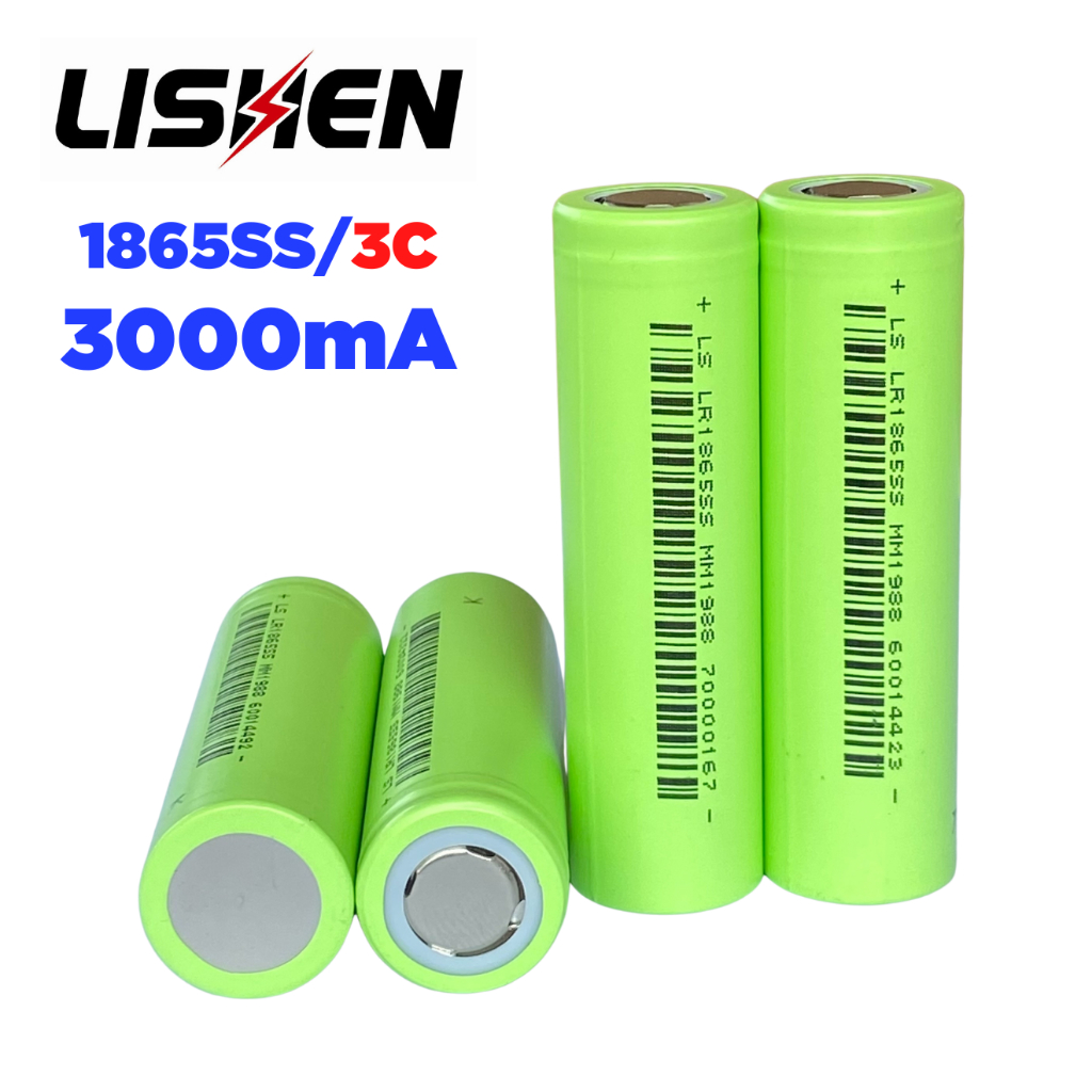ถ่านชาร์จ Li-ion 3.7V 18650 3000mA Lishen LR1865SS แบตเตอรี่สำหรับ ...