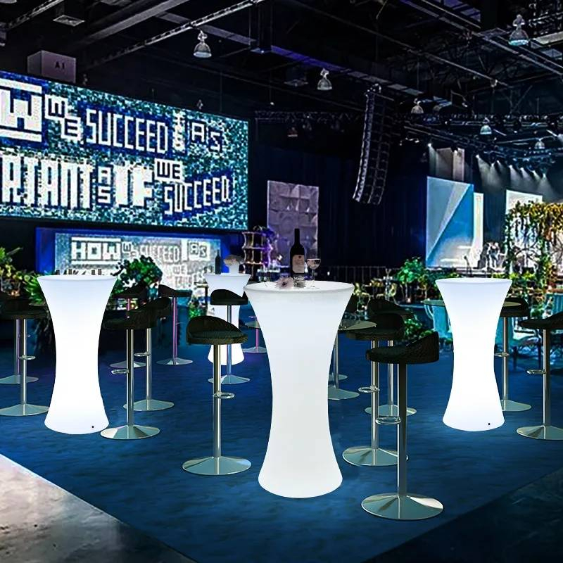 โต๊ะled โต๊ะไฟOutdoor and Indoor Bright Bar Table LED Bar Table with ...