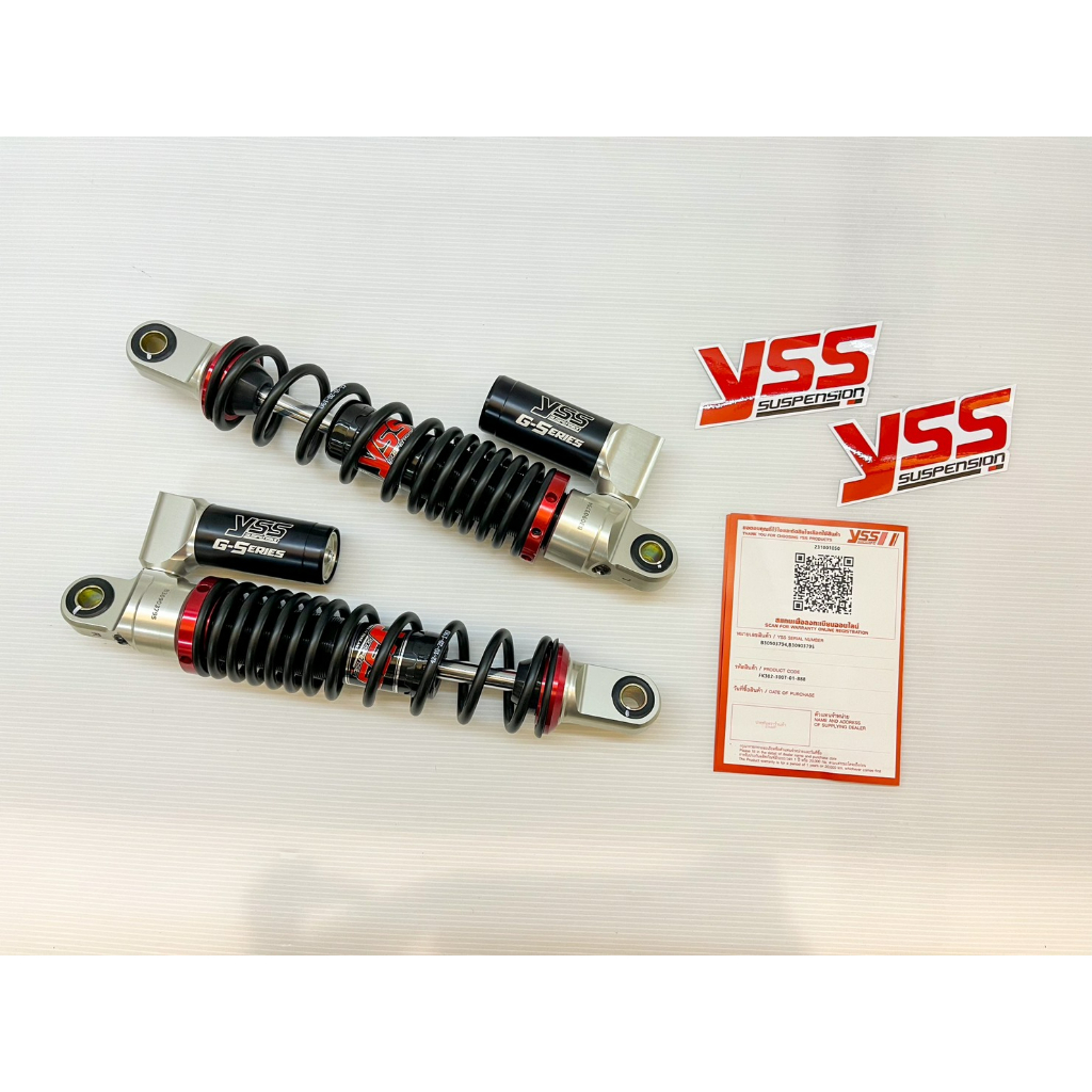 โช้คหลัง (YSS) G-SERIES LAMBRETTA X300 23 BLACK BLACK BLACK **ของแท้มีใบรับประกัน** | Shopee ...