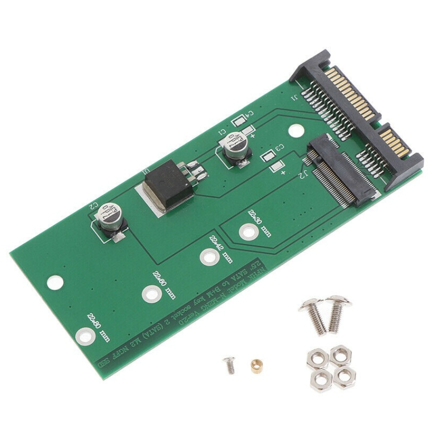 M2 NGFF SSD SATA3 SSDs To SATA Expansion Card Adapter SATA To NGFF ...
