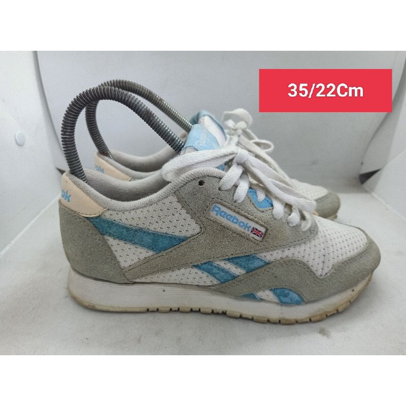 Reebok Size 35 ยาว 22 รองเท้ามือสอง ผู้หญิง ผู้ชาย ผ้าใบ แฟชั่น ทำงาน ลำลอง เดิน เที่ยว วิ่ง ...