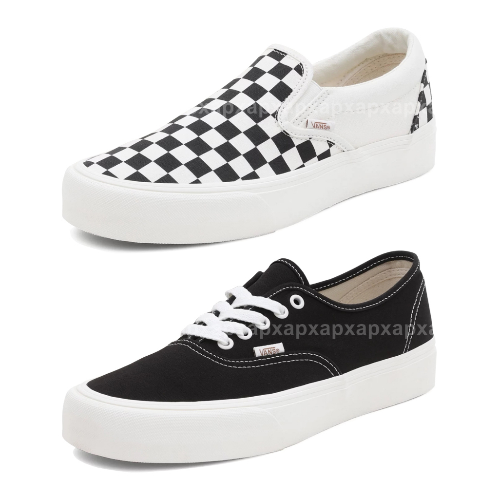 Vans รองเท้าผ้าใบ Authentic VR3 / Slip-On Checkerboard VR3 | Black ...