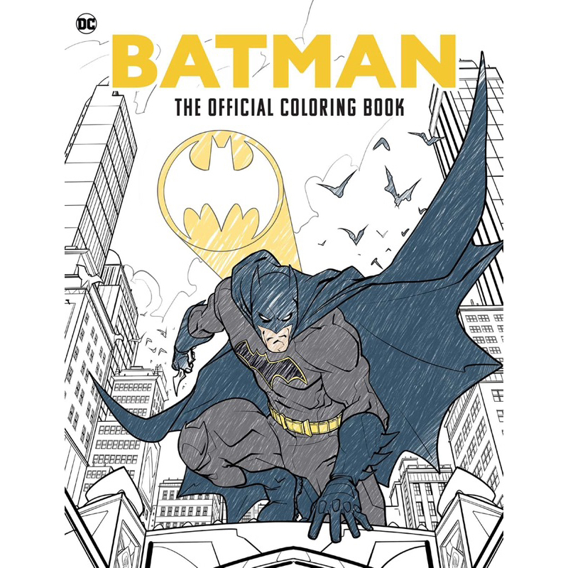 Batman: The Official Coloring Book แบทแมน: สมุดระบายสีอย่างเป็นทางการ ...