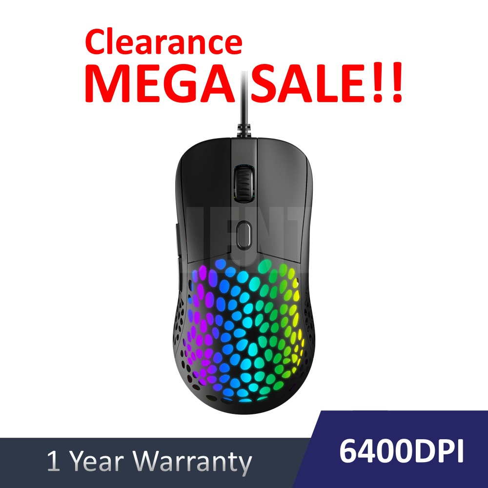 EM907 Gaming MS SPCP190 6400DPI RGB | Shopee Thailand