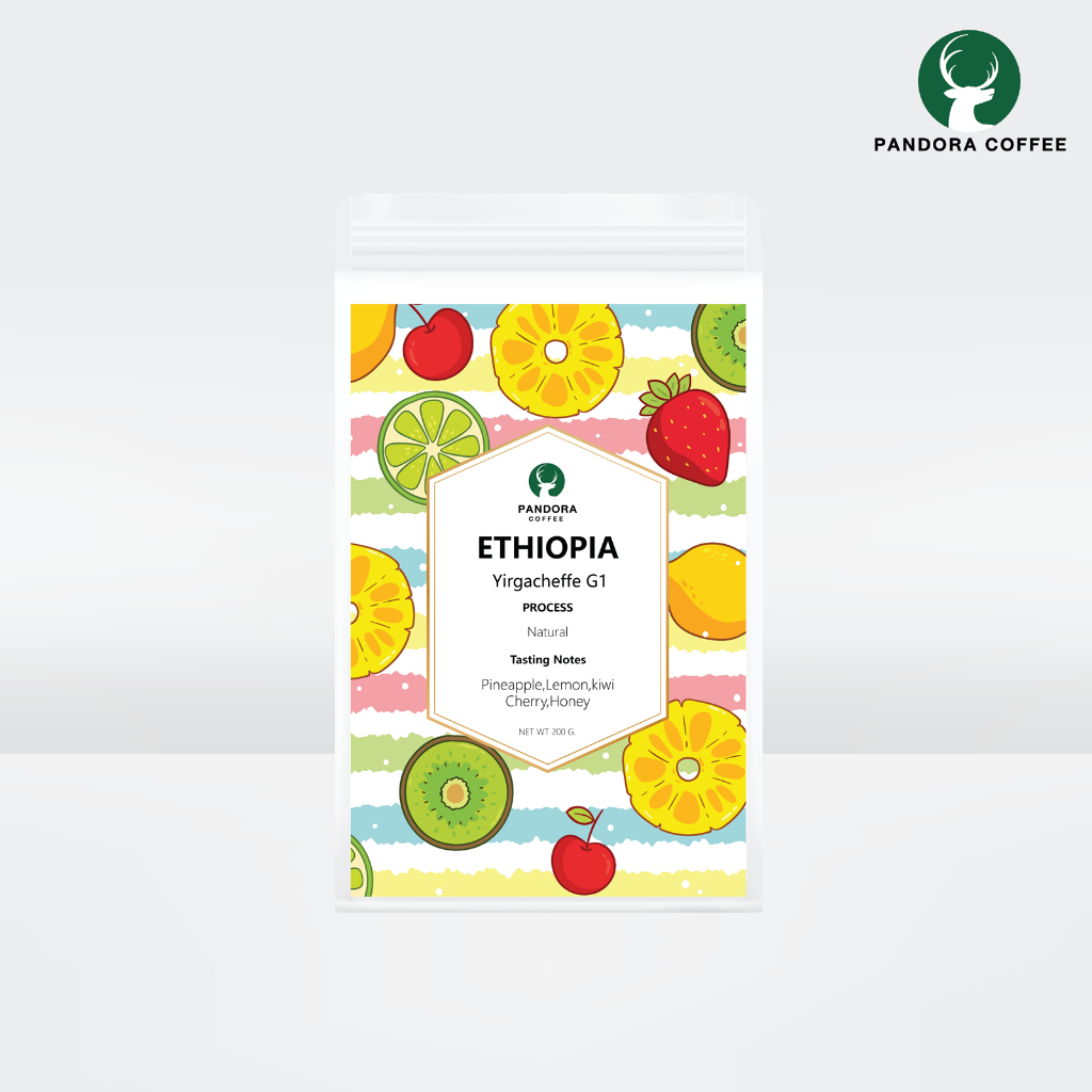 Pandora Coffee เมล็ดกาแฟ Ethiopia Yirgacheffe G1 Floral Fruity ...